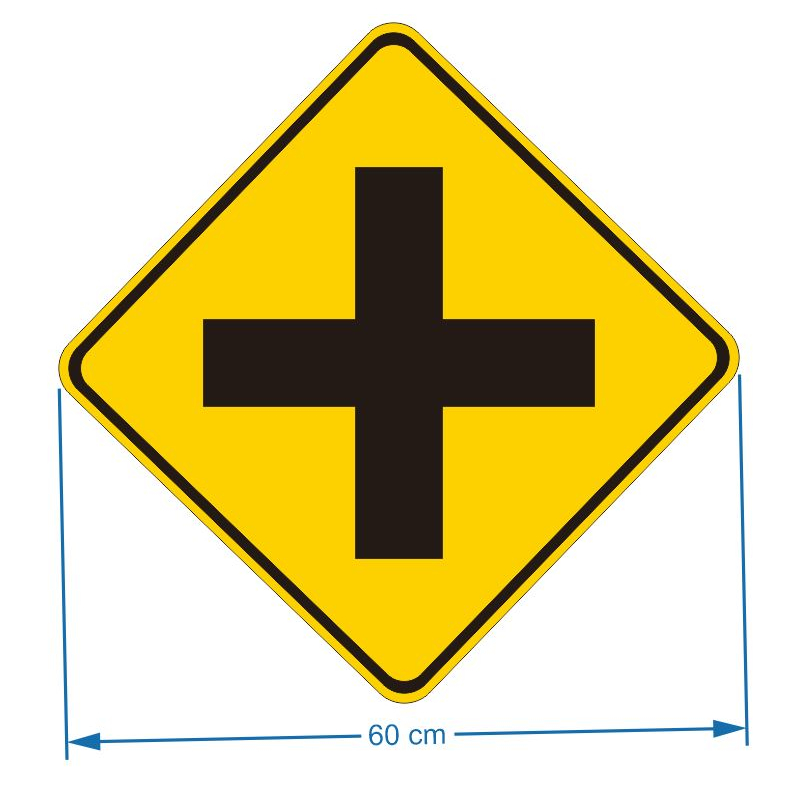 Jual Rambu Perempatan 60cm x 60cm, 45cm x 45cm, plat ACP 3mm | Shopee ...