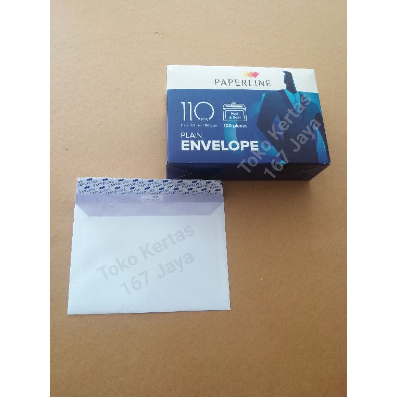 Jual Amplop Paperline 110 / Amplop Paperline Putih 110 (114 x 162 mm) | Shopee Indonesia