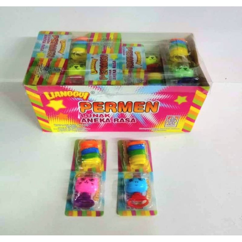 Jual Permen Cemilan Snack Pelangi Beruang Anime Karakter Mainan Anak ...