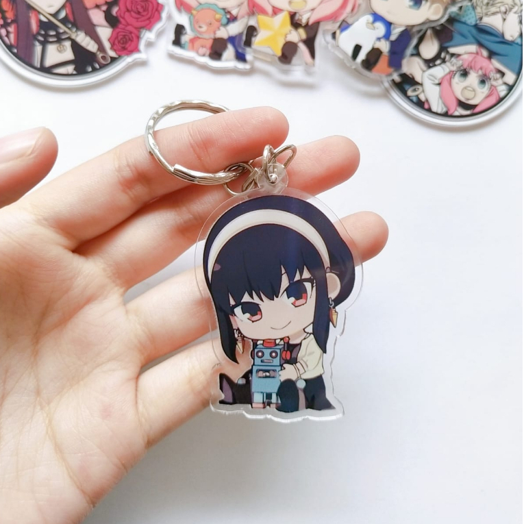 Jual Keychain Akrilik/Gantungan Kunci Akrilik Anime Spy Family | Shopee ...