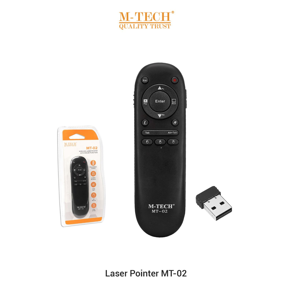 Jual M-TECH ORIGINAL LASER POINTER WITH MOUSE FUNCTION WIRELESS MT-02 ...