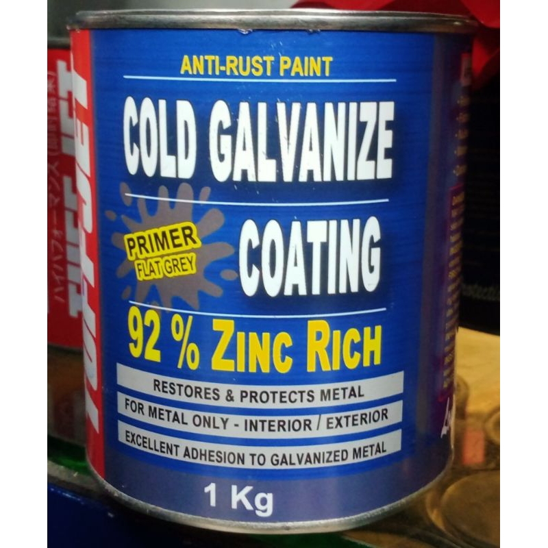 Jual Tuffjet Cold Galvanize coating 92% zinc rich 1kg | Shopee Indonesia