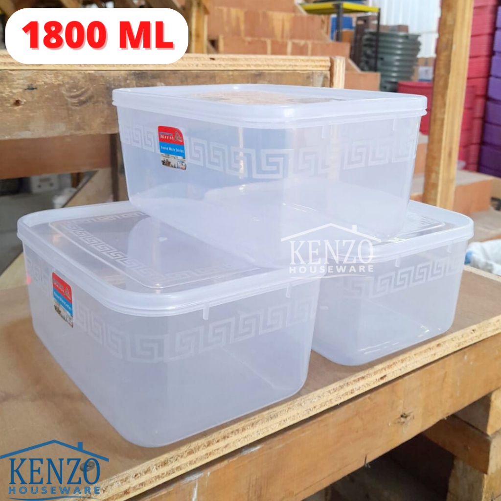 Jual Wadah Toples 900 2000 1800 3500 ML Makanan Snack Bening Plastik ...