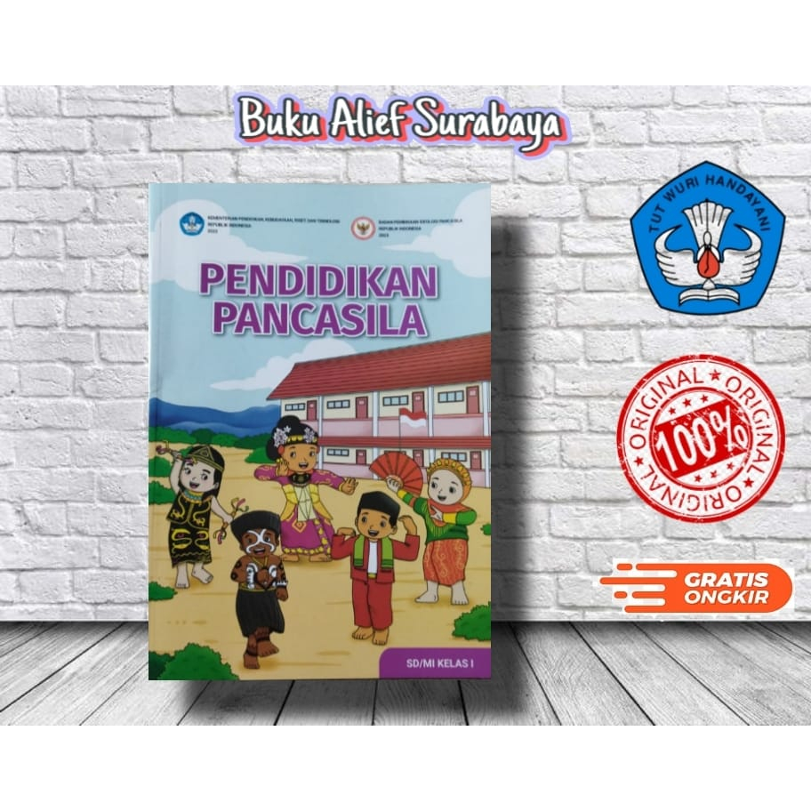 Jual Buku Paket Siswa PENDIDIKAN PANCASILA PPKN SD/MI Kelas 1 Kurikulum Merdeka Kurmer BPIP ...