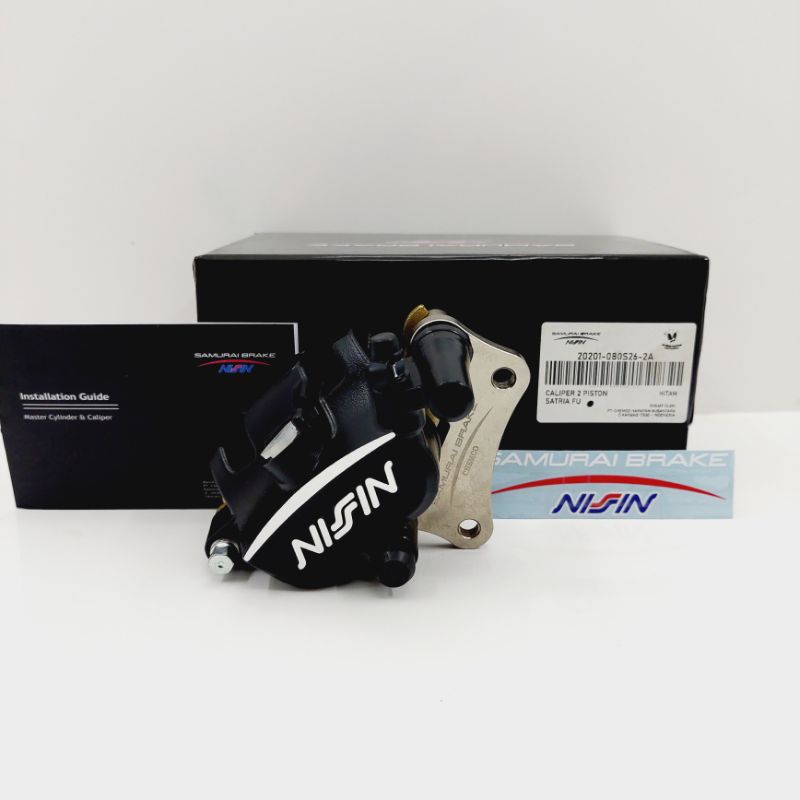 Jual KALIPER NISSIN SAMURAI 2P BLACK SATRIA FU NINJA STD | Shopee Indonesia