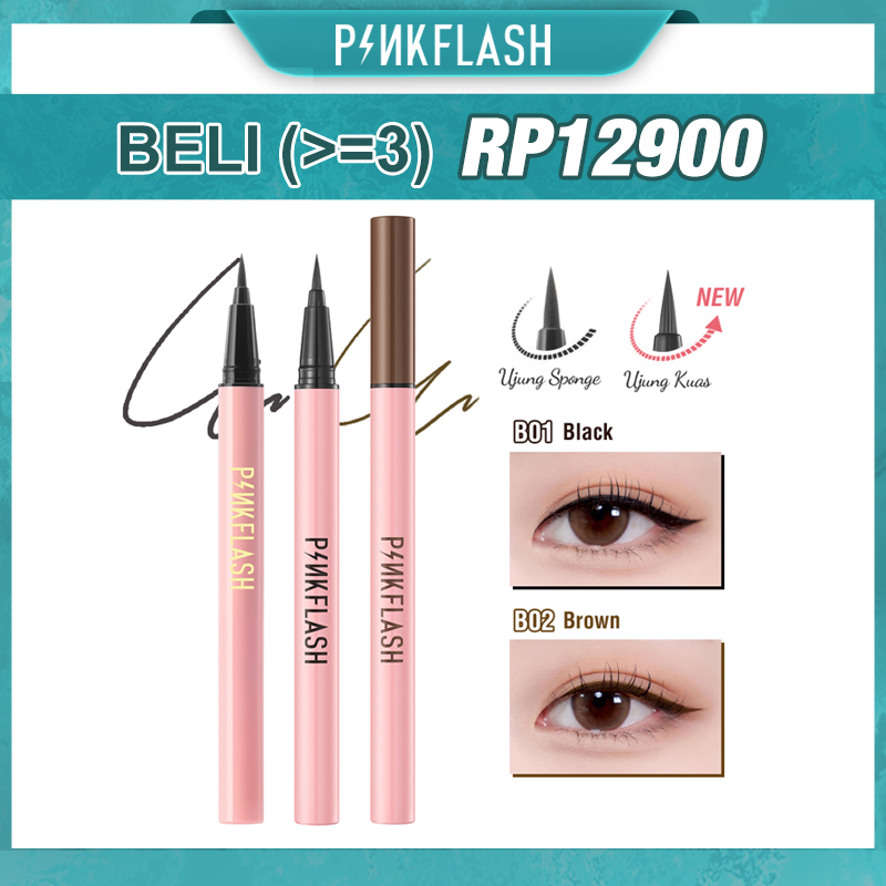 Jual PINKFLASH Waterproof Liquid Eyeliner Pencil 24 jam Long Wear Quick Dry Smudge-proof Anti ...
