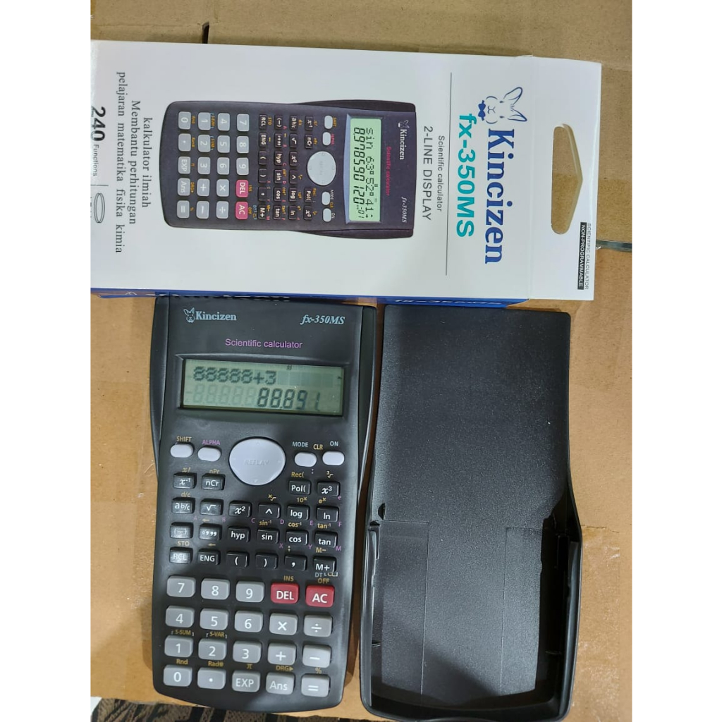 Jual KALKULATOR SCIENTIFIC 350MS KINCIZEN KALKULATOR SIN COS KALKULATOR ...