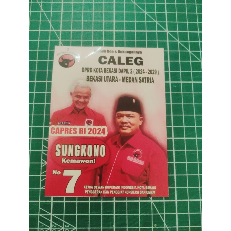 Jual sticker caleg,, bhn cromo 10x15cm | Shopee Indonesia