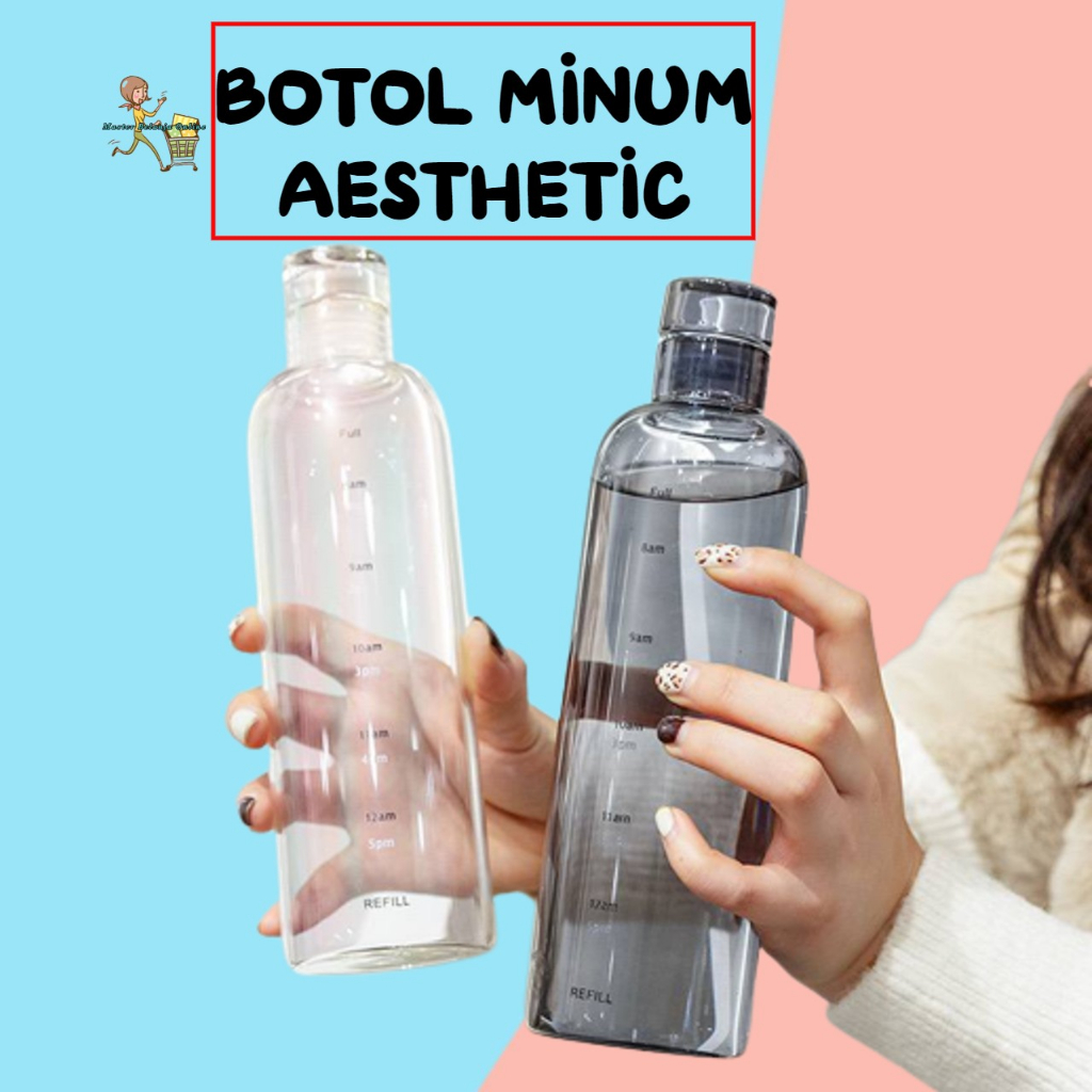 Jual Master Belanja Botol minum 500ml & 750ml / botol transparan ...
