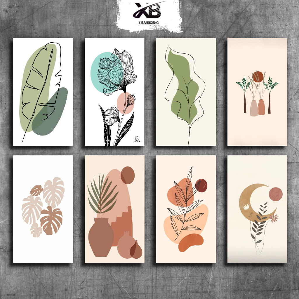 Jual XB Hiasan Dinding BUNGA AESTHETIC Poster Kayu MDF Motivasi ...