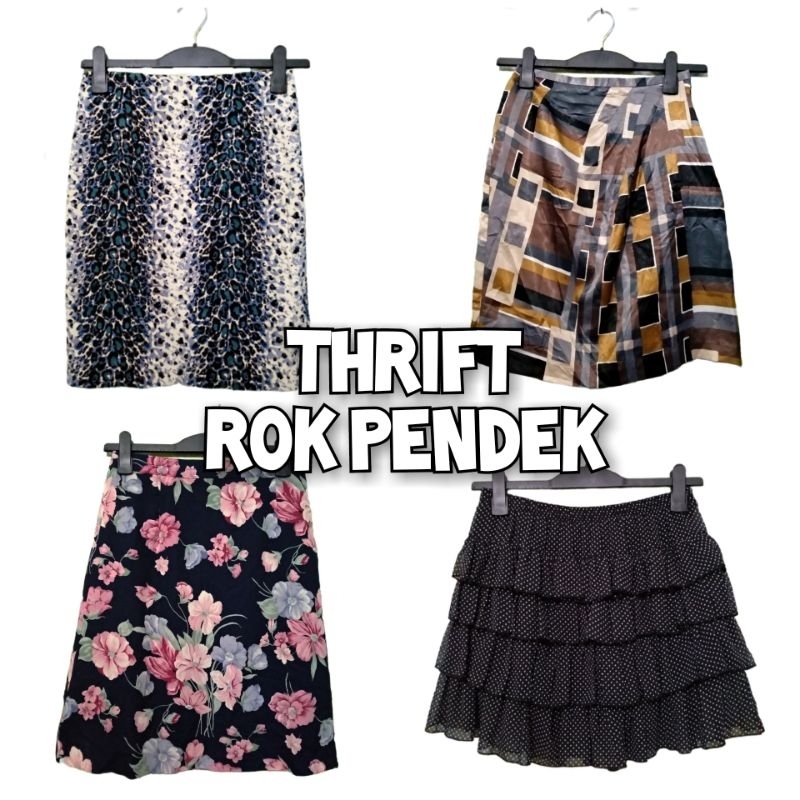 Jual Rok Pendek Thrift | Shopee Indonesia