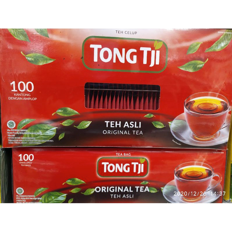 Jual Tong Tji Jasmine Tea Teh Celup Dengan Amplop 1 pack ( 2gr x 100 ...
