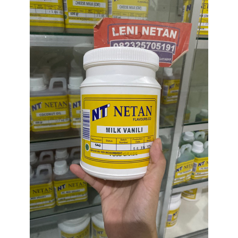 Jual NETAN VANILI MILK VANILI 1kg aroma vanili susu | Shopee Indonesia