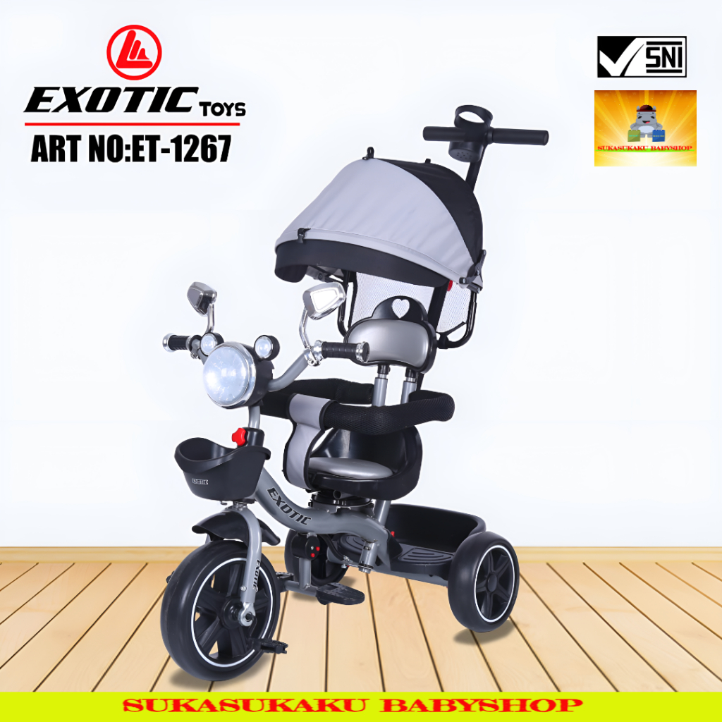 Jual Sepeda Anak Roda 3 Tiga Tricycle Exotic Aviator ET 1262 / 1263 ...