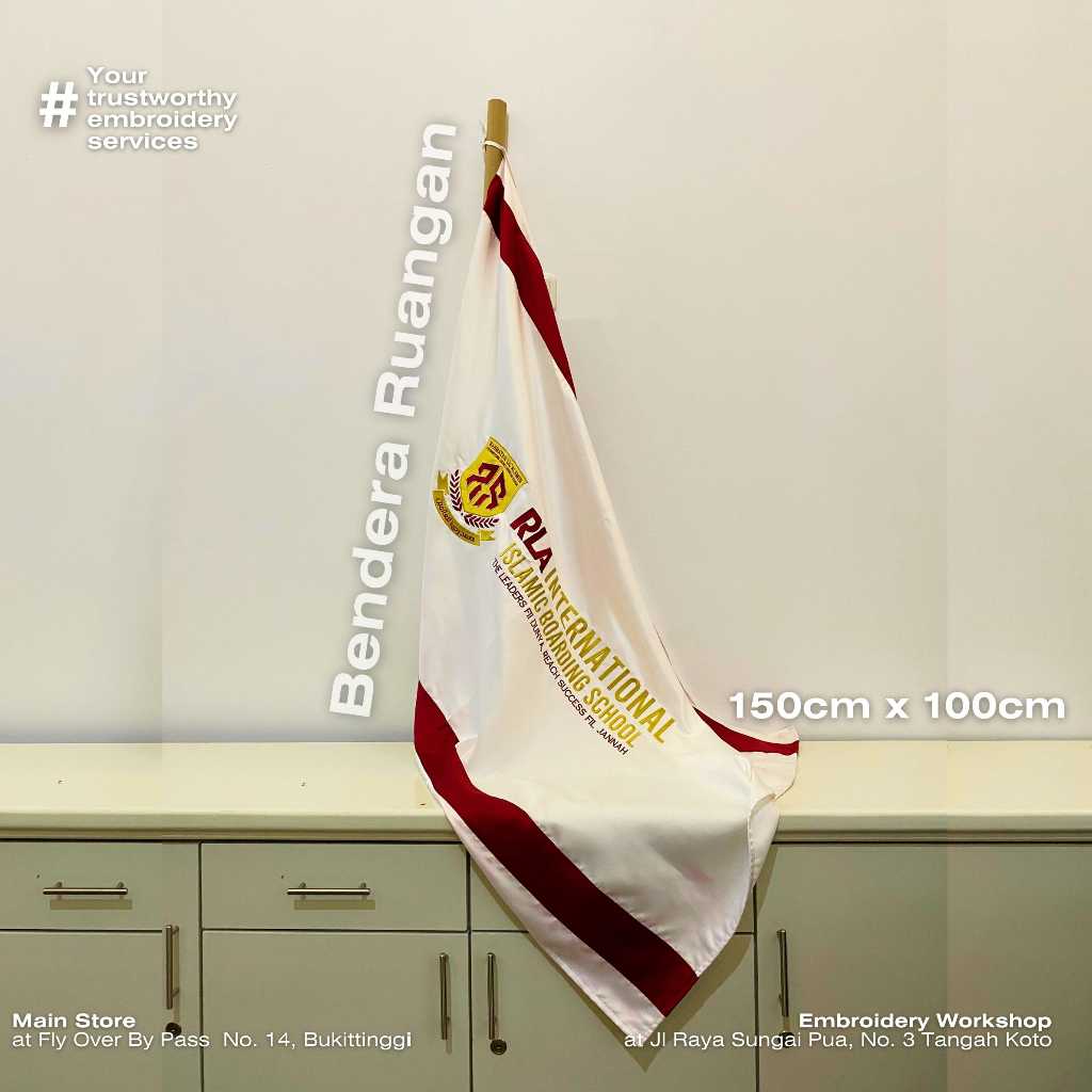 Jual Bendera Pataka / Bendera Ruangan Bordir / Bendera Rumbai | Shopee ...