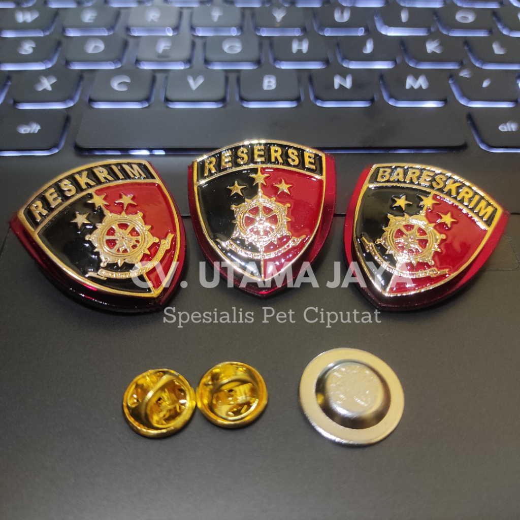 Jual PIN RESERSE RESKRIM BARESKRIM Wing Atribut Polri Terbaru | Shopee ...