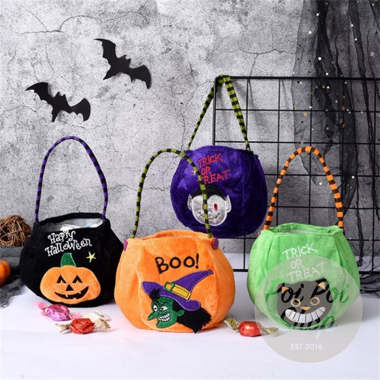Jual Tas Permen Halloween Drakula Skull Labu Kostum Trick Or Treat ...