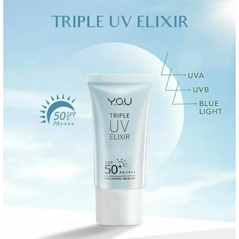 Jual You Triple UV Elixir Sunscreen Gel SPF 50+ PA++++ | Shopee Indonesia