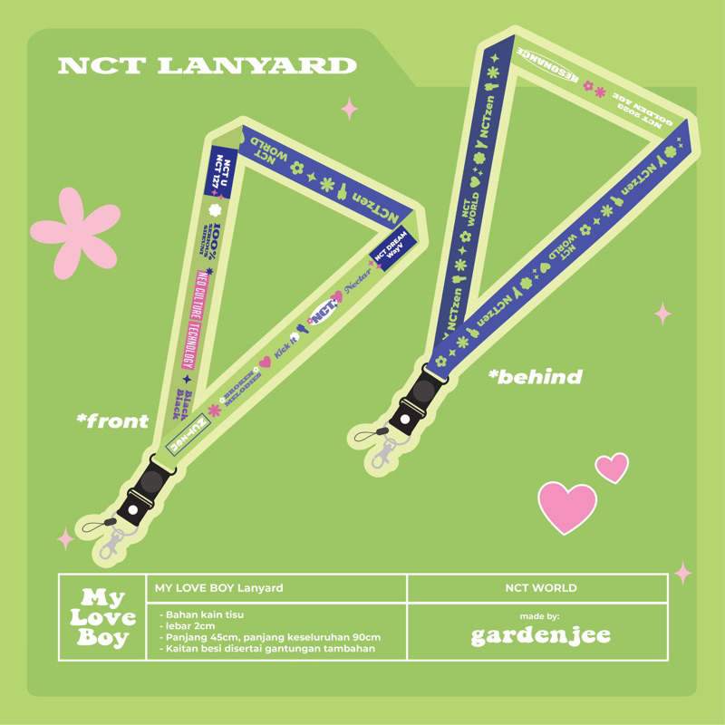 Jual MY LOVE BOY NCT Lanyard for NCTzen | Shopee Indonesia