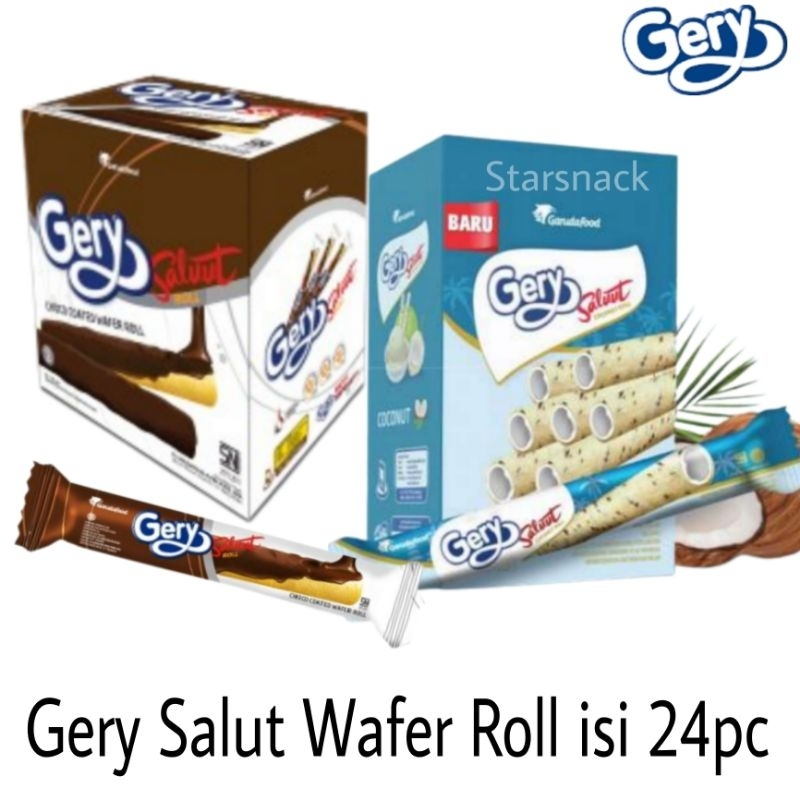 Jual Gery saluut coconut roll box isi 24 pcs box kecil | Shopee Indonesia