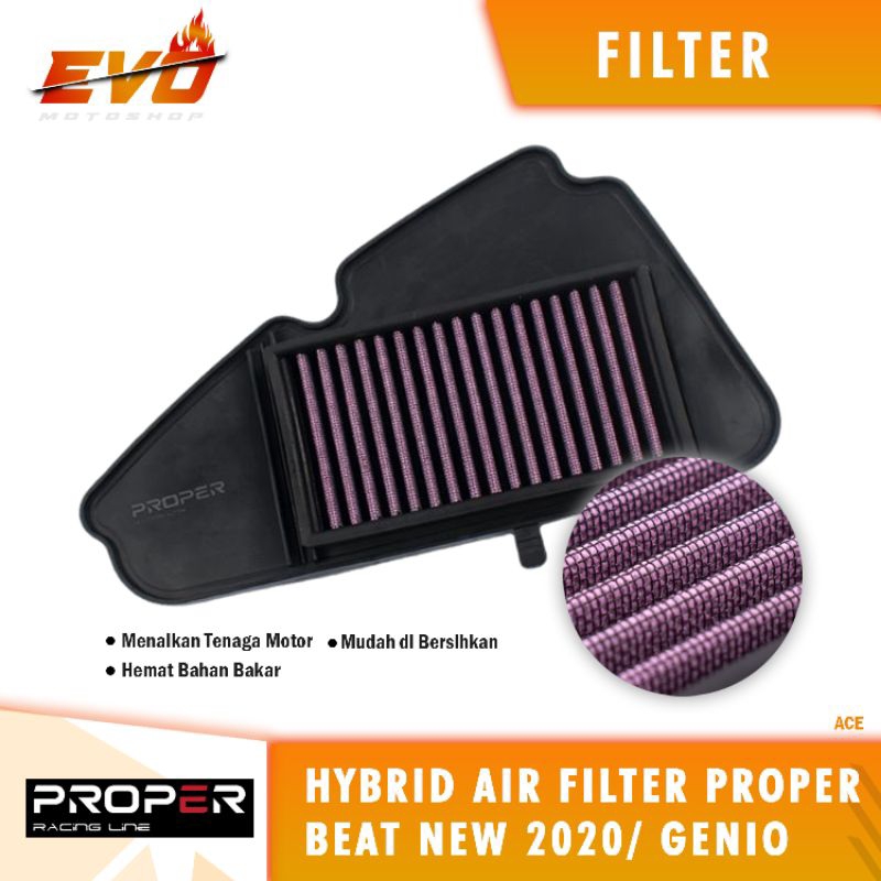 Jual Filter udara Saringan udara Honda Beat New 2020/Genio HYBRID ...