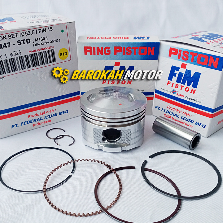 Jual SEHER PISTON SET MIO SPORTY MIO SOUL CARBU MIO XB 53.5 54 54.5 55 ...