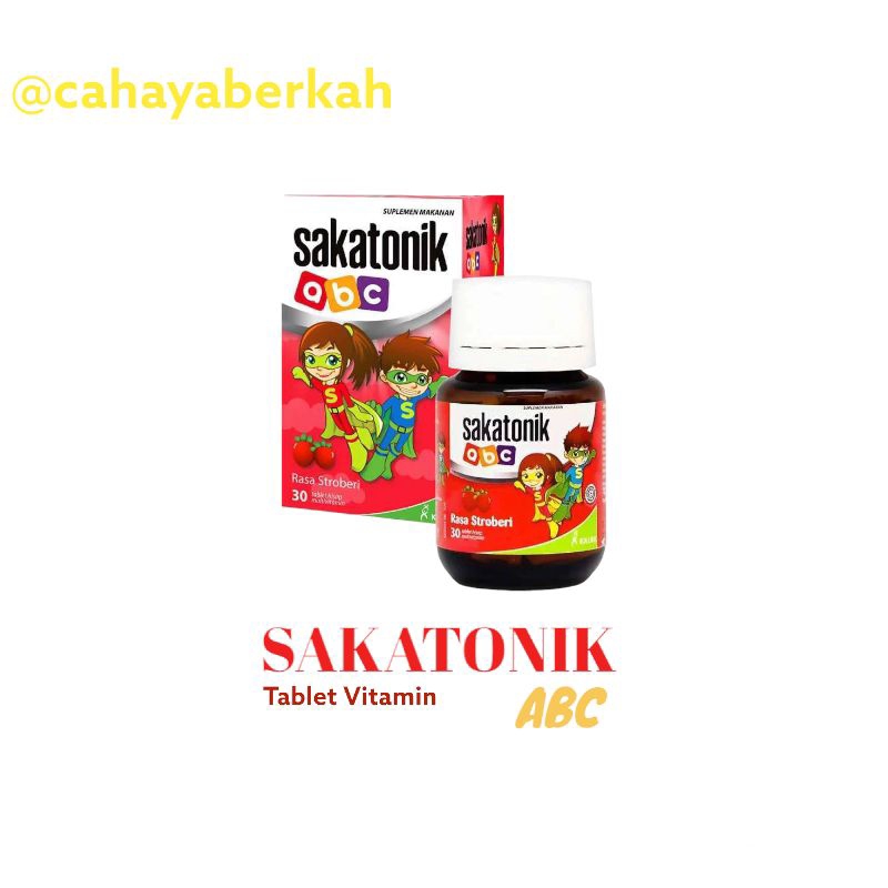 Jual SAKATONIK ABC ISI 30 TABLET | Shopee Indonesia