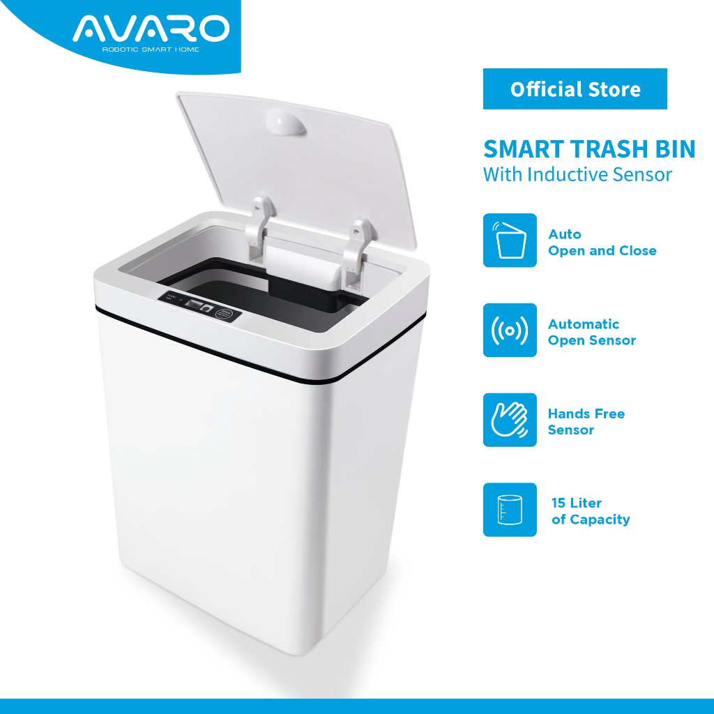 Jual AVARO TC01 Smart Trash Bin Tempat Sampah Pintar | Shopee Indonesia