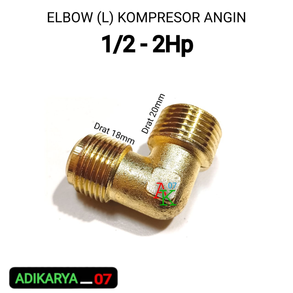 Jual Elbow Knee Pipa Kompresor Angin 1/2 - 2 Hp | Shopee Indonesia