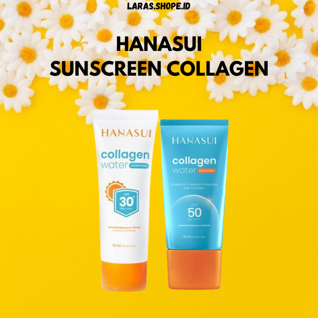 Jual Hanasui Collagen Sunscreen SPF 30 / Hanasui Collagen Water ...