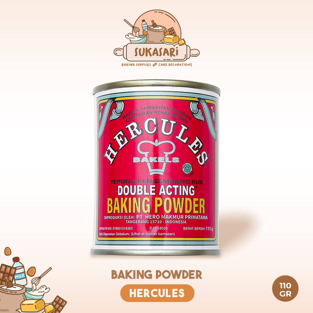 Jual Sukasari - Baking Powder Hercules 110gr, 450gr Double Acting ...