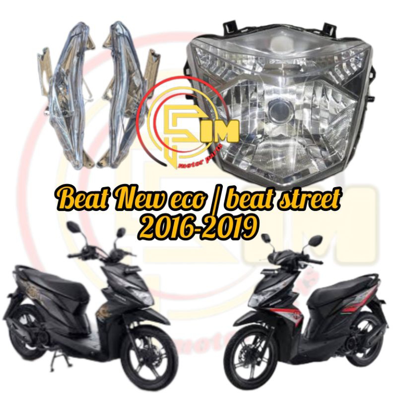 Jual Reflektor Lampu Depan Lampu Sen Sein Beat New Esp Eco Beat Street ...