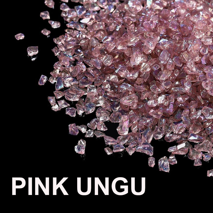 Jual Topping Batu Pecah Kecil Kaca Bening Transparan Stone Flakes ...