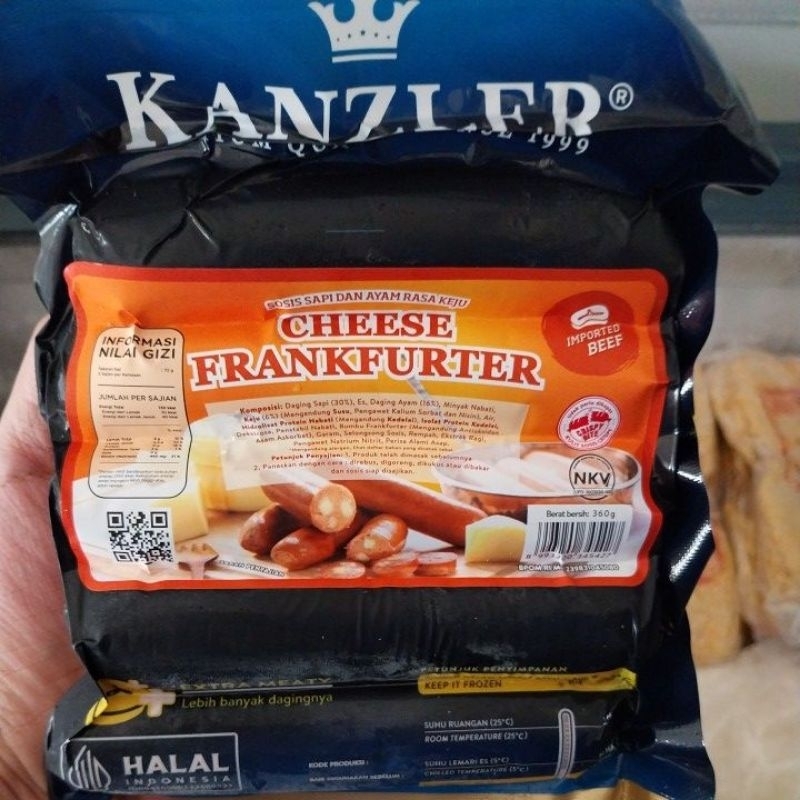 Jual Sosis Kanzler Cheese Frank 360 Gr | Shopee Indonesia