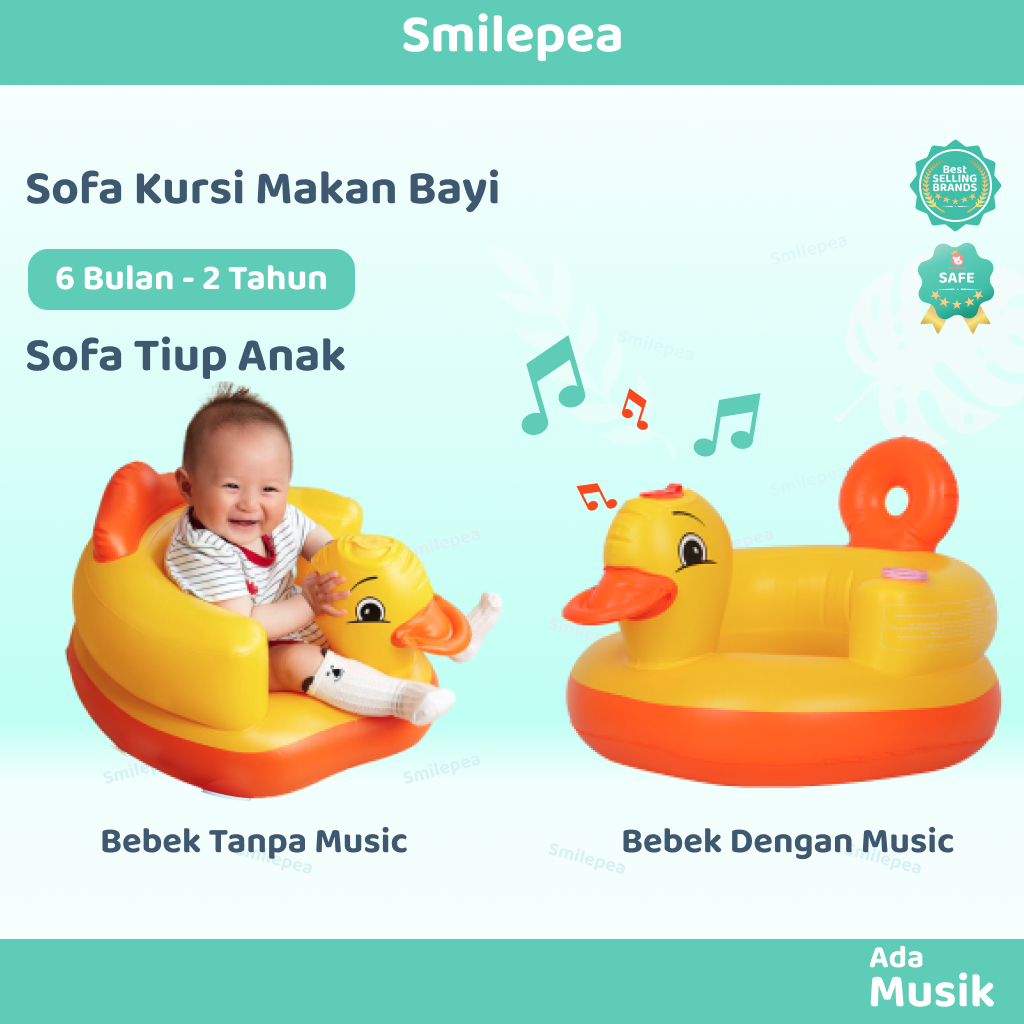 Jual Smilepea Sofa tiup untuk Bebek Sofa Tiup Kursi Pompa Tempat Duduk ...