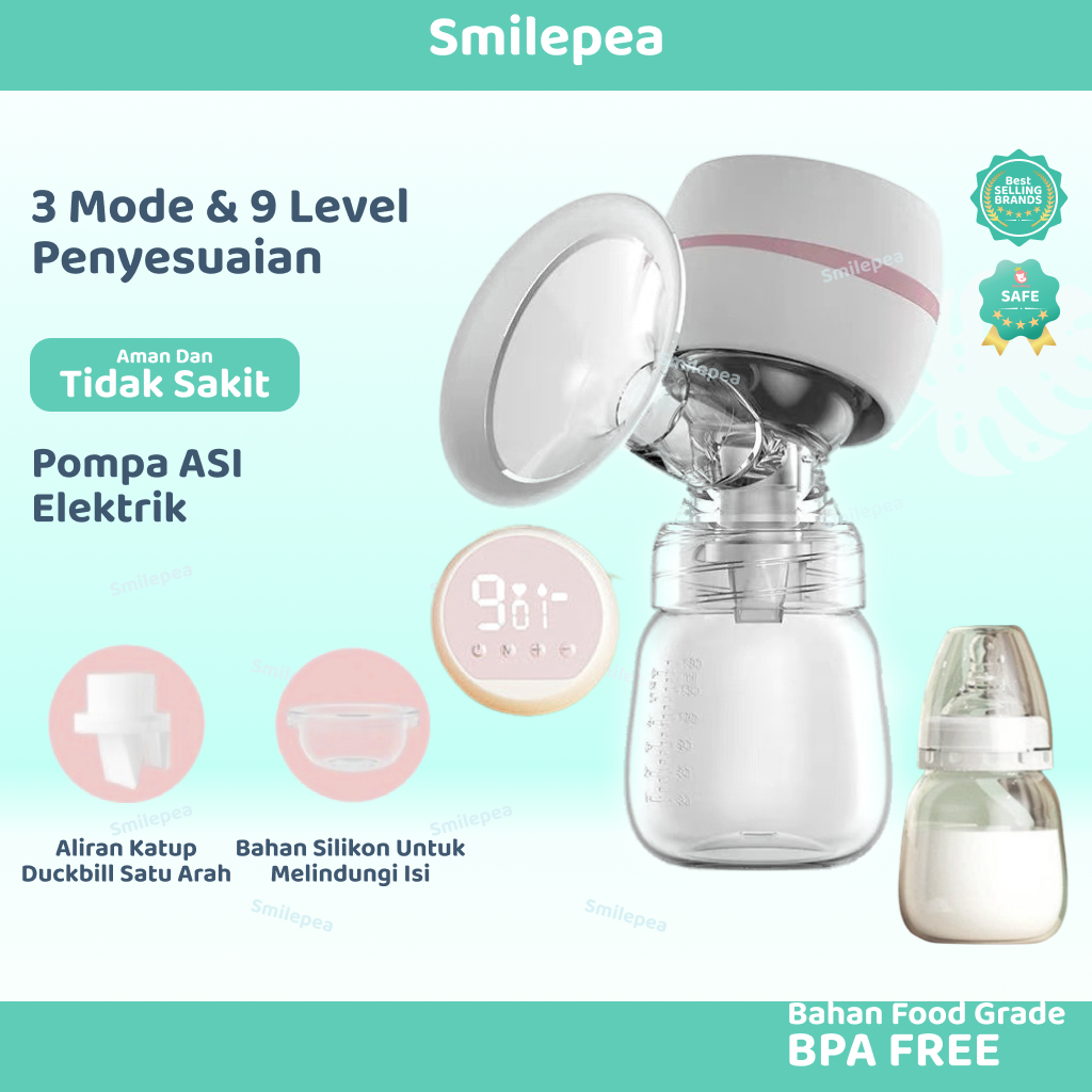 Jual Smilepea POMPA ASI ELEKTRIK Wireless Tanpa Kabel BREAST PUMP ELECTRIC Otomatis Rechargeable ...