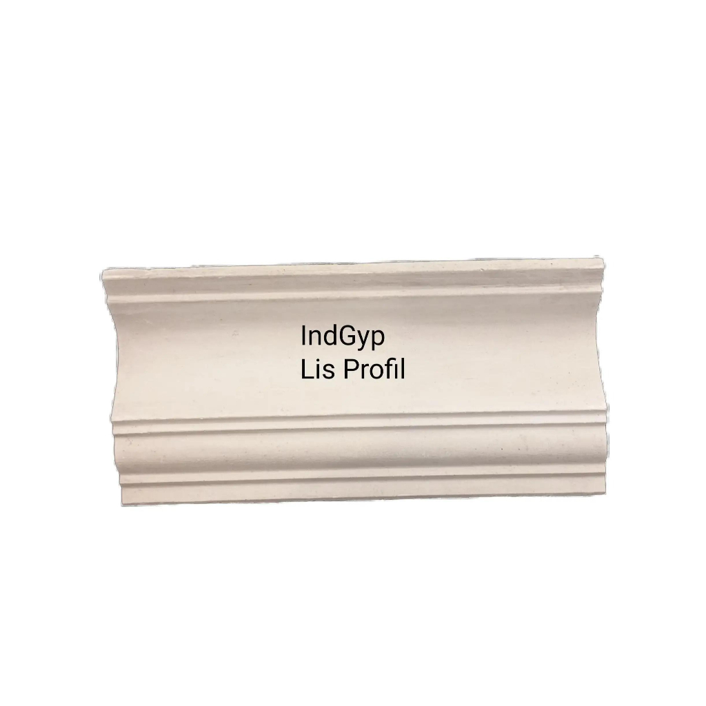 Jual Lis polos P34/Lis gypsum/Lis plafon/Lis profil | Shopee Indonesia