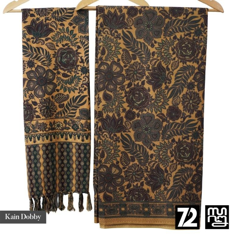Jual Kain Dan Selendang Premium Motif Kembang Warna Cream 723880 Cap 72 ...