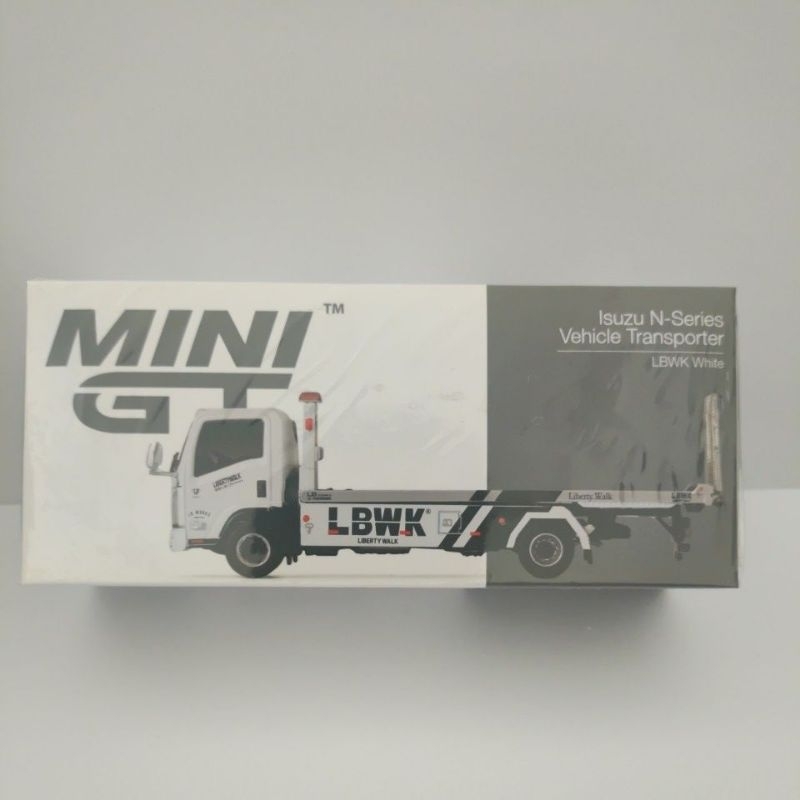 Jual Mini GT Isuzu N-Series Vehicle Transporter LBWK White | Shopee ...