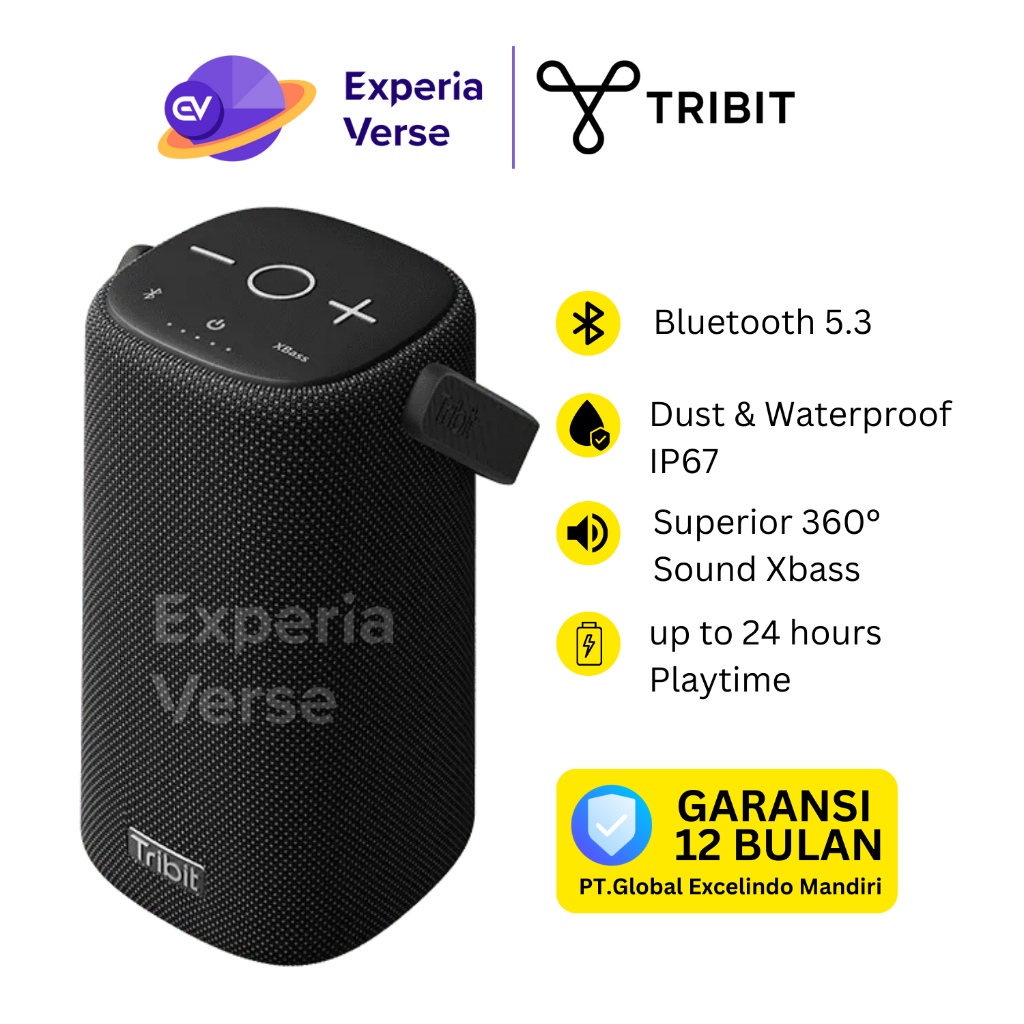 Jual Tribit Stormbox Pro 360 Sound Waterproof Portable Speaker (2021 ...