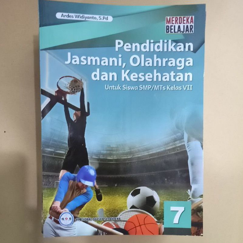 Jual Buku pendidikan jasmani olahraga dan kesehatan kelas VII,7 SMP/MTs Kurikulum Merdeka ...