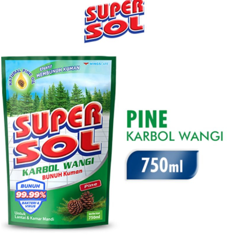 Jual Supersol Karbol Wangi 750ml | Shopee Indonesia