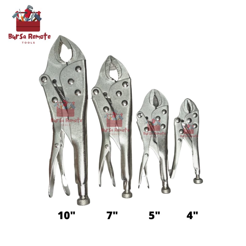 Jual Tang Jepit Buaya bengkok Tang Buaya Locking Grip Pliers Gagang ...