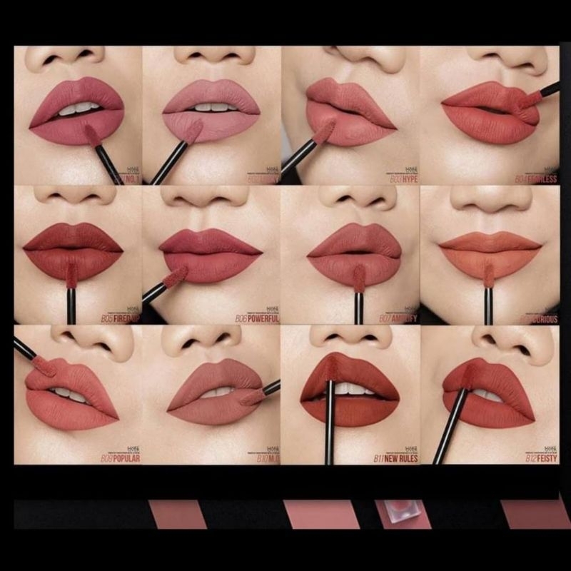 Jual MakeOver Powerstay Transferproof Matte Lip cream | Shopee Indonesia