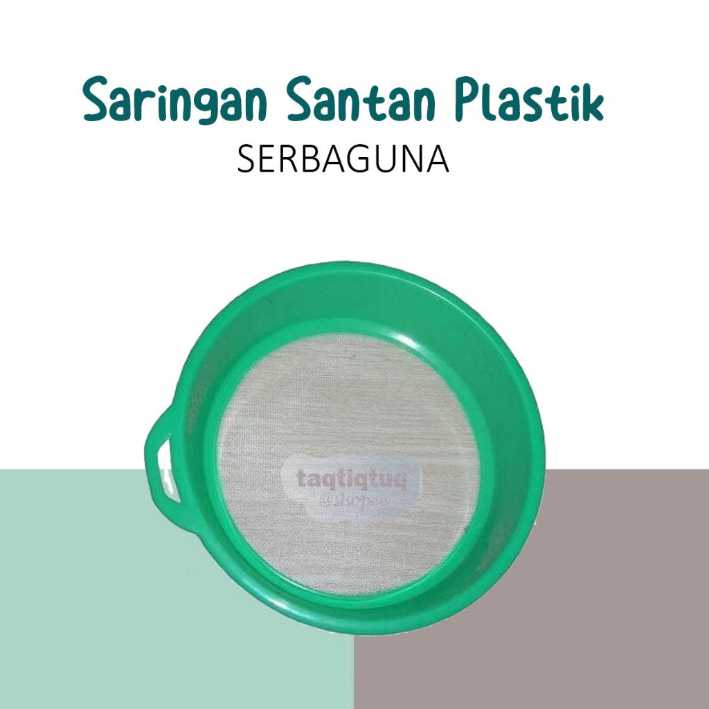 Jual TQ Saringan Santan Plastik Ayakan Tepung Penyaring Santen Kelapa ...