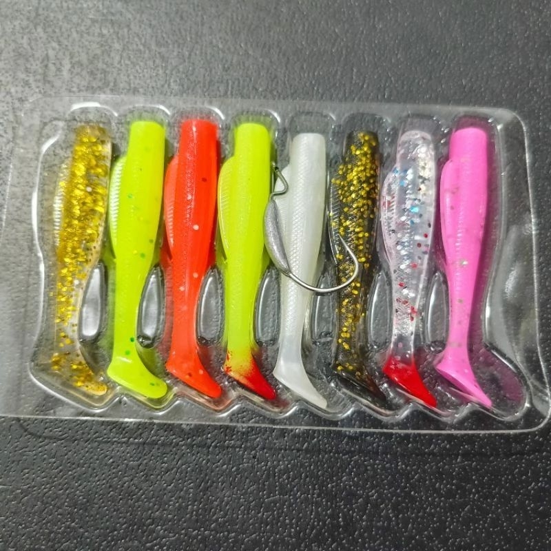 Jual soft lure 6cm isi 8 umpan casting | Shopee Indonesia