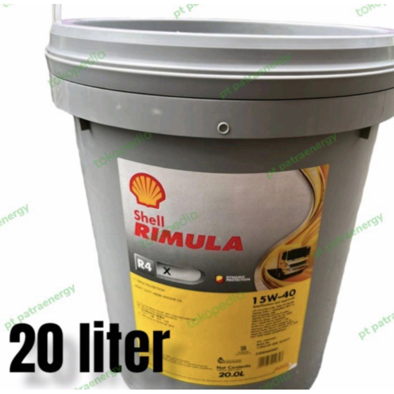 Jual Mesin Diesel SHELL RIMULA R4 X 15W40 | Shopee Indonesia