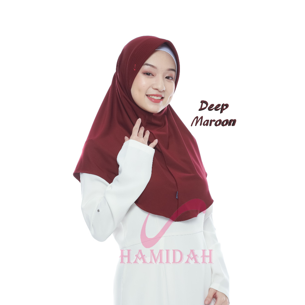 Jual (ORI) HIJAB BERGO HAMIDAH SIZE M/.HIJAB SPORT/kerudung olah raga/bergo instan. | Shopee ...
