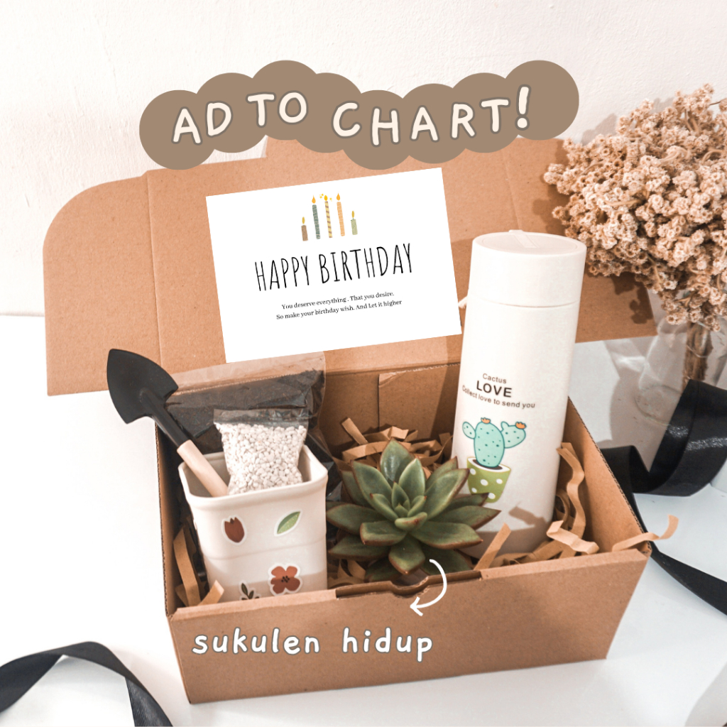 Jual Self Planting Kit / Kado Ulang Tahun / Kado Ulang Tahun/ Kado ...