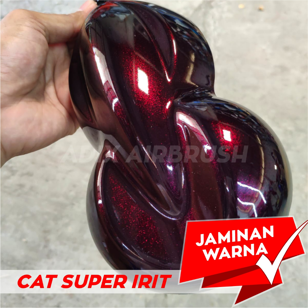 Jual Paket cat pu dark red / black to red / merah tapi hitam 200ml ...